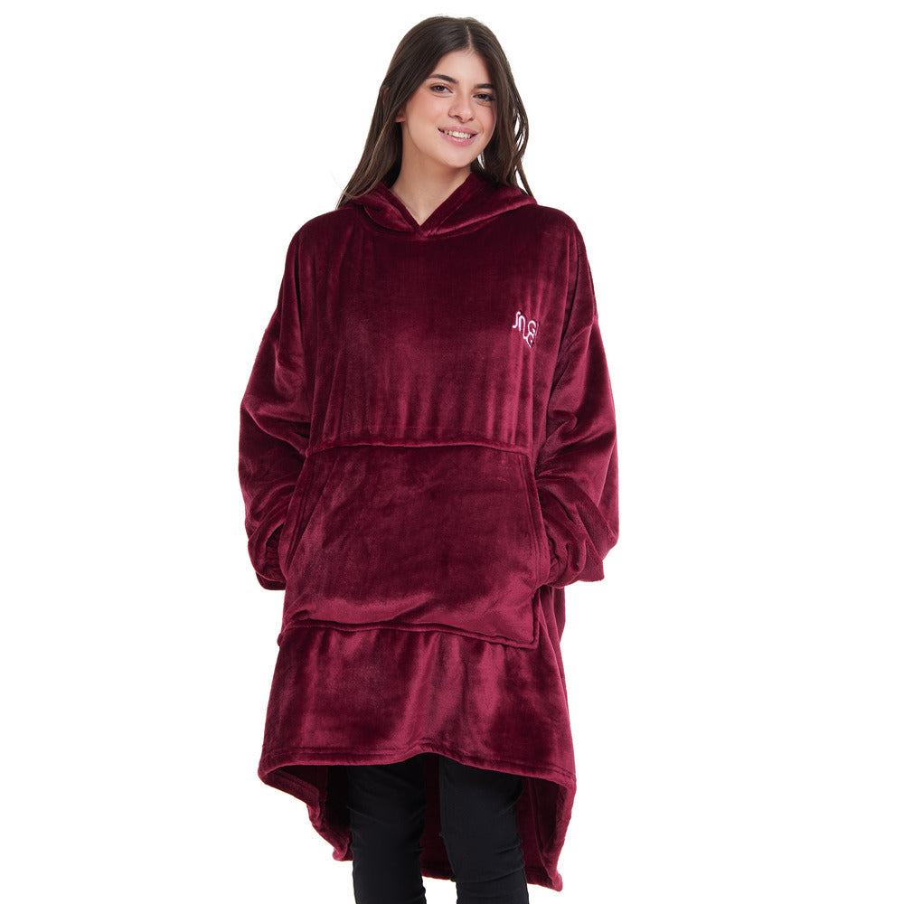 Snuggs Sweat à capuche “Rouge Foncé" – snuggstunisia